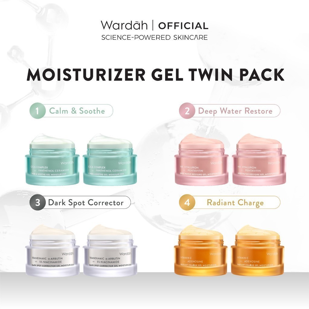Jual WARDAH New! Wardah Moisturizer Gel All Variant - 30 g | Shopee Indonesia