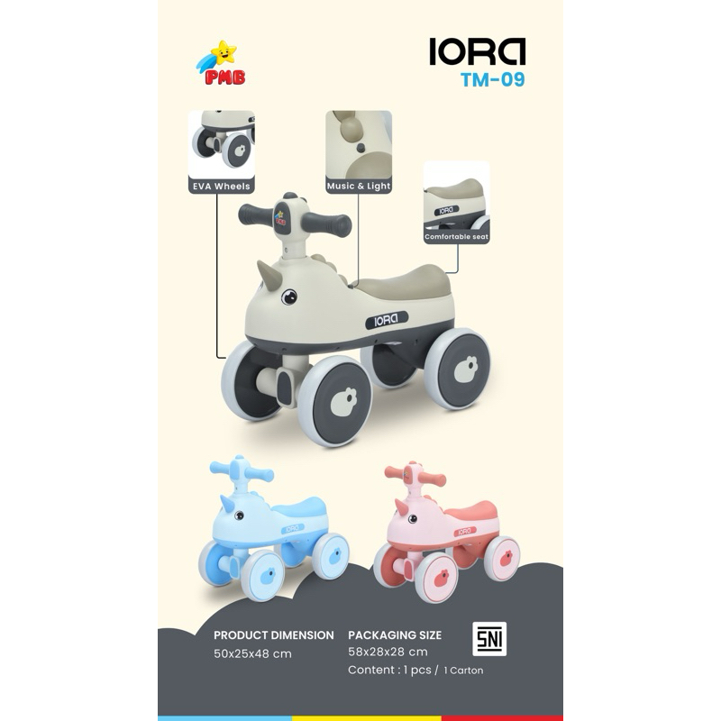 Jual Mainan Sepeda Anak PMB IORA TM-09 | Shopee Indonesia