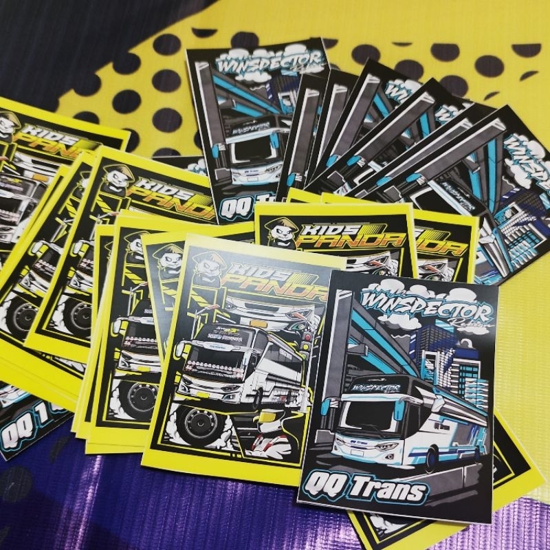 Jual STIKER BUS KIDS PANDA STIKER BUS WINSPECTOR STIKER BUS MANIA ...