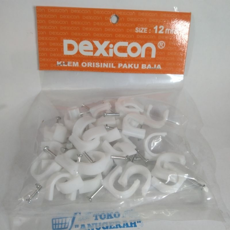 Jual Clem kabel uk. 12mm isi-+30pc paku baja murah | Shopee Indonesia