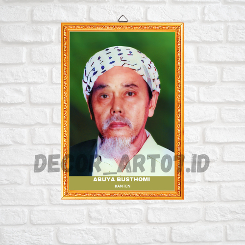 Jual ABUYA BUSTOMI BANTEN - FOTO BINGKAI KAYU MDF - FOTO ULAMA ...