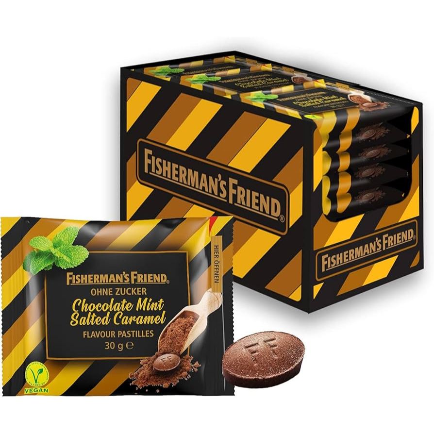 Jual Fisherman Choco Caramel Meringankan Batuk Melegakan Tenggorokan ...