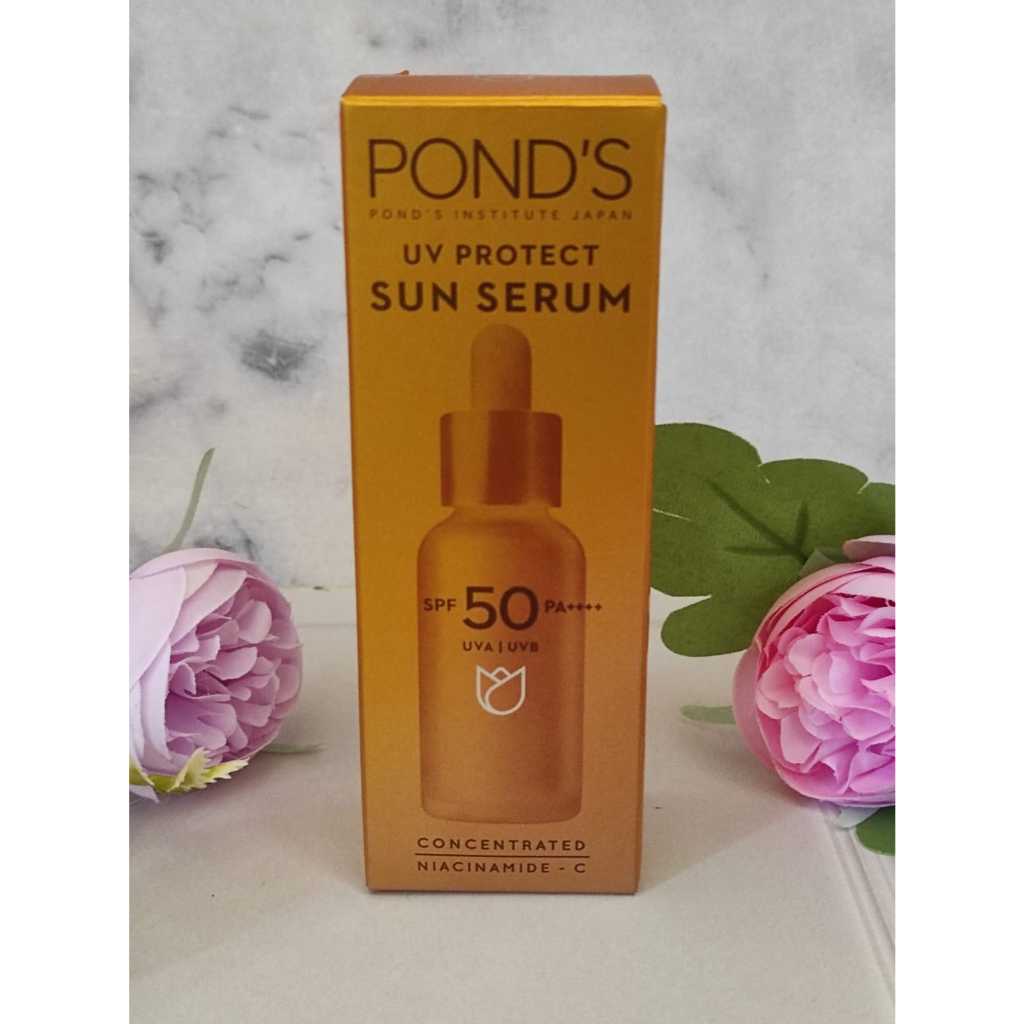 Jual POND'S UV PROTECT SUN SERUM BOTTLE SPF50+ PA++++ UVA UVB LIGHTWEIGHT SUNSCREEN WITH ...