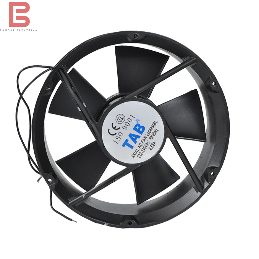 Jual Panel Cooling Fan 8" 223 x 223 x 60 mm ( 8 inch ) Bulat 22 cm Ball ...