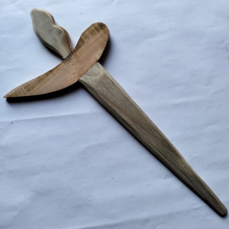Jual Keris Kayu jati/Keris Paten Tidak Bisa Dicabut/Keris Mainan Anak ...