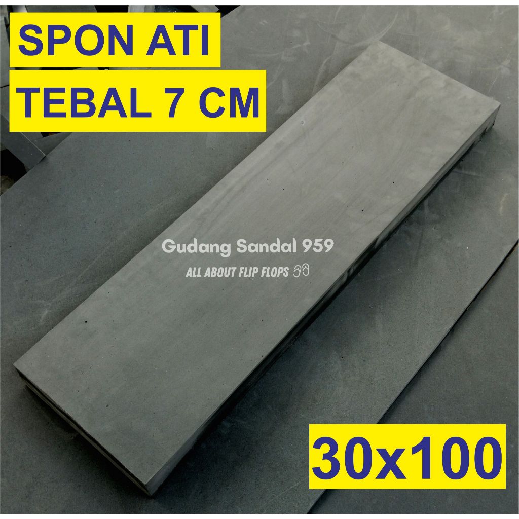 Jual SPON ATI / BUSA ATI / SPON EVA TEBAL 7 CM WARNA HITAM UKURAN LEBAR ...