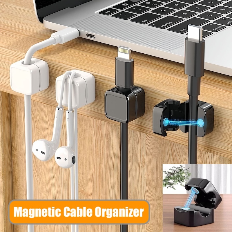 Jual Multi Purpose Clip Magnetic Cable Organizer Kabel Cord Holder Klip ...