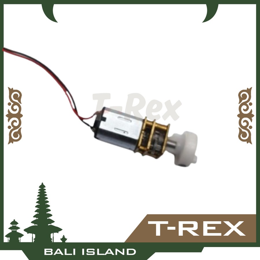 Jual Motor DC 3V 12V 60RPM Slow Speed Micro N20 Full Metal Gearbox ...