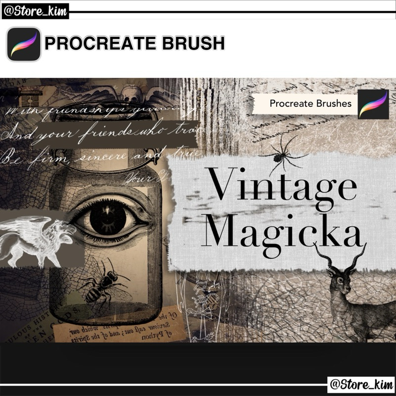 Jual Vintage Magicka Procreate Brushes | Shopee Indonesia