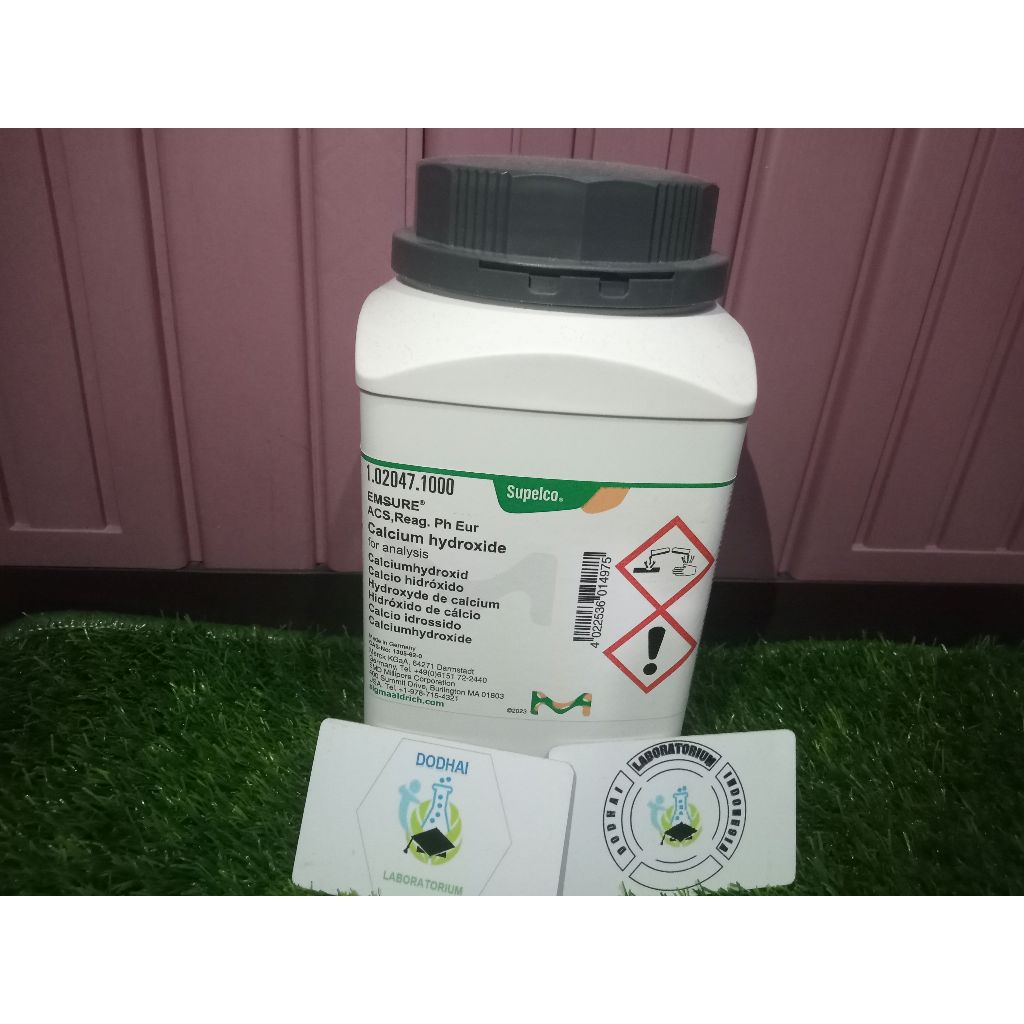 Jual Calcium Hydroxid / CaOH / Ca(OH)2 / Kalsium hidroksida analisis ...
