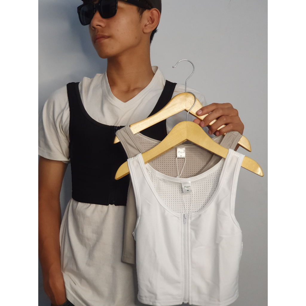 Jual Breast binder Chest Binder Perata dada unisex model risleting ...