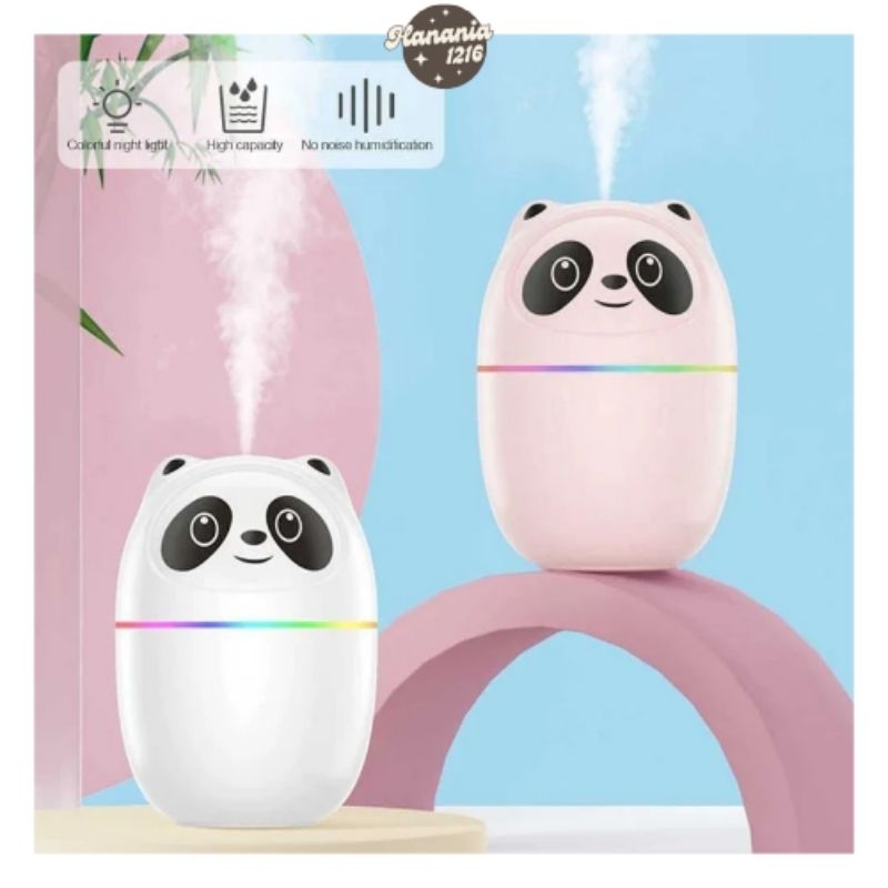 Jual Humidifier Panda USB + Lampu Tidur LED Mini | Kebisingan Rendah ...
