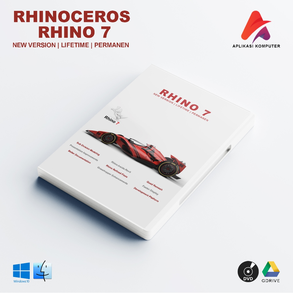 Jual Software 3D Rhinoceros Rhino 7 Full Version | Shopee Indonesia