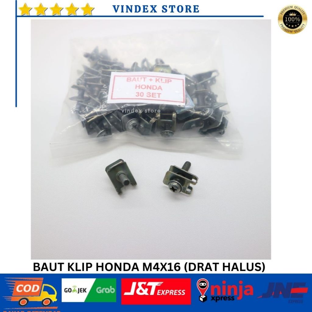 Jual BAUT KLIP BODY & BATOK MOTOR BEBEK HONDA SUPRA GRAND SUPRA X 125 ...