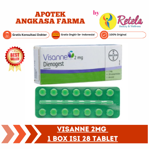 Jual VISANNE 2MG 1 BOX ISI 28 TABLET | Shopee Indonesia