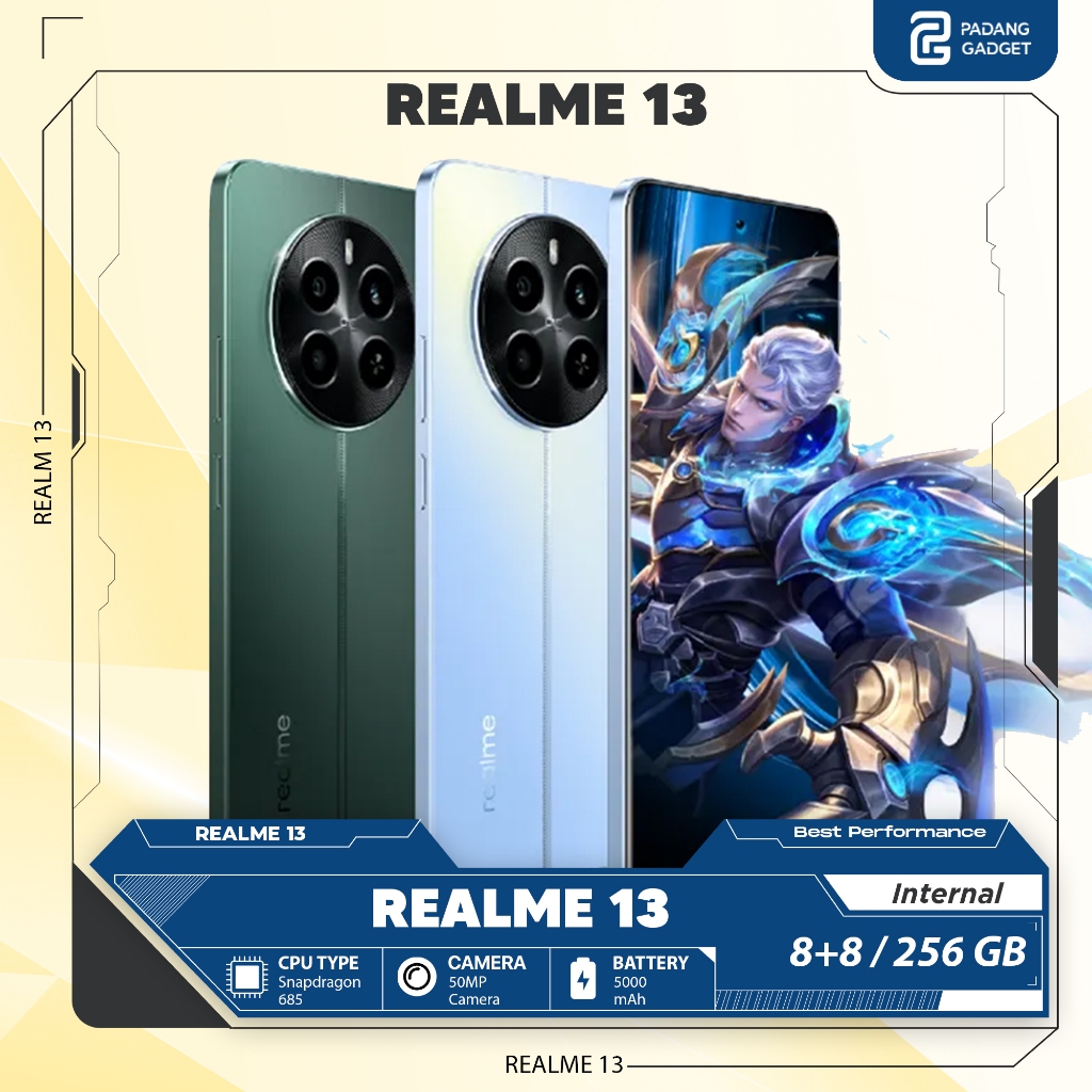 Jual Realme 13 NFC 8/128 & 8/256 GB Smartphone Handphone Gaming Android ...