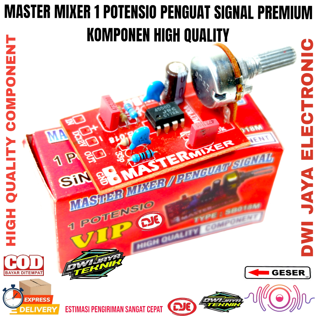 Jual Master Mixer 1 Potensio Premium Penguat Signal | Shopee Indonesia