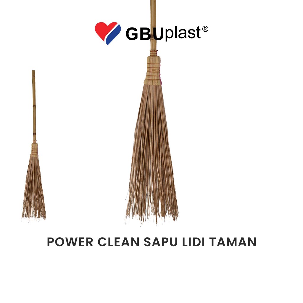 Jual GBUplast Sapu Lidi Taman 125 Cm Power Clean Broom Stick Alat ...