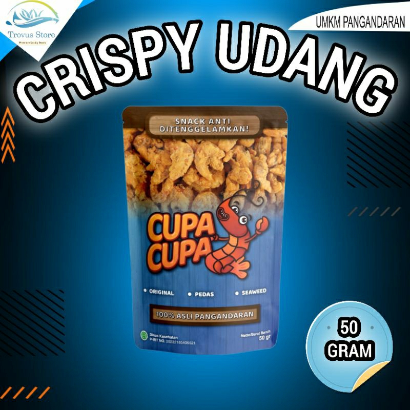 Jual Snack Crispy Seafood Udang Gurih Renyah Makanan Oleh-oleh Cemilan ...