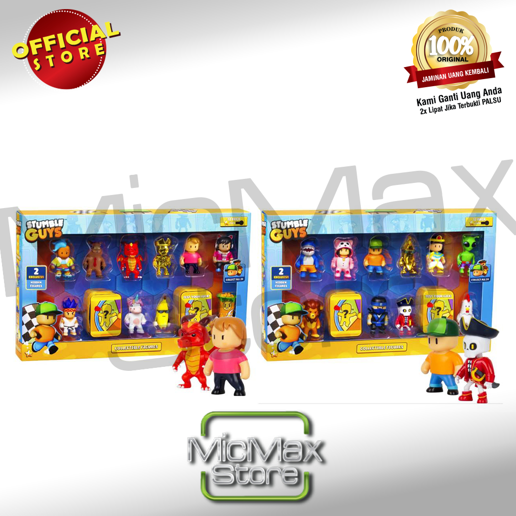 Jual STUMBLE GUYS Ultimate Collectible 12 PK Figures Series DELUXE BOX ...