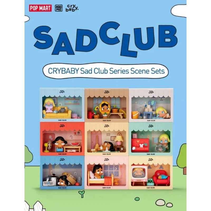 Jual [SELECTED] Pop Mart Cry Baby Sad Club blind box figure | Shopee ...