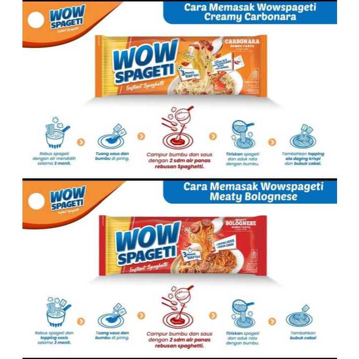 Jual WOW SPAGHETTI CARBONARA MAYORA DAN WOW SPAGHETTI BOLOGNESE MAYORA ...