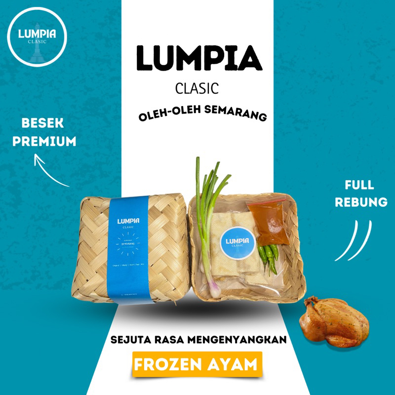 Jual LUMPIA CLASIC AYAM | FROZEN | 5 Pcs | Shopee Indonesia