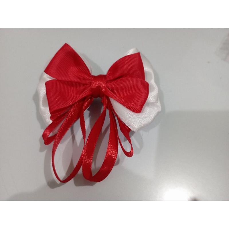 Jual Pita rambut merah putih/ pita merah putih | Shopee Indonesia