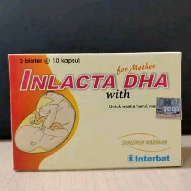 Jual INLACTA WITH DHA BOX 30 KAPSUL | Shopee Indonesia
