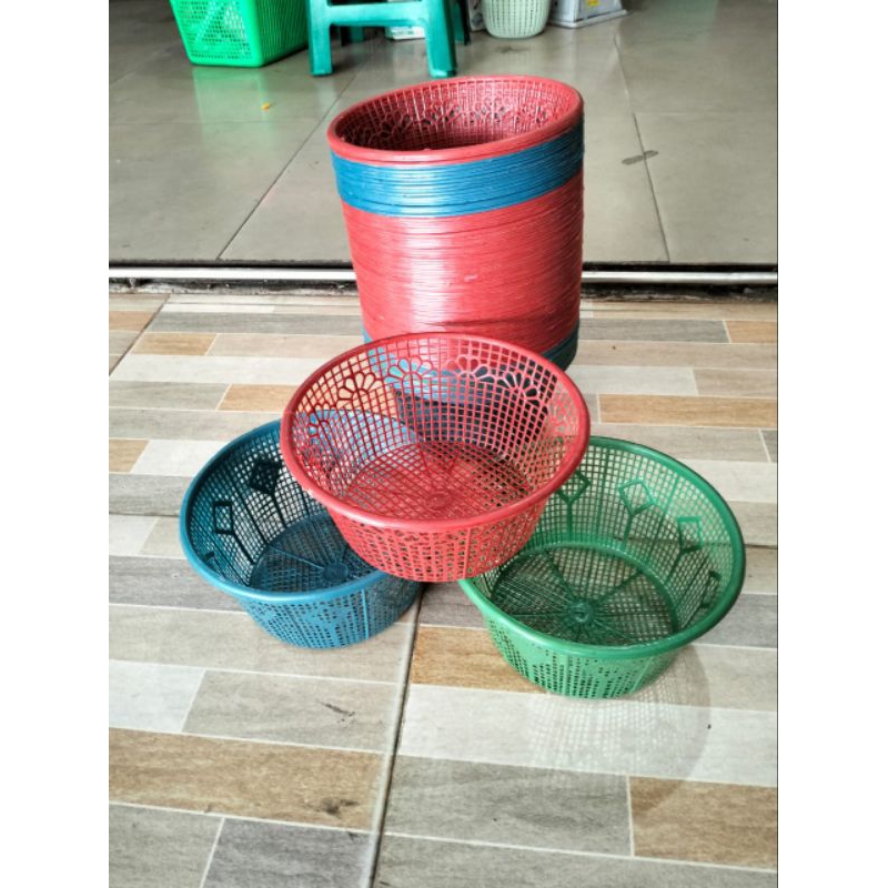 Jual 1 pcs Ceting nasi Ceting nasi Besek Tradisi Hajatan Wakul plastik ...