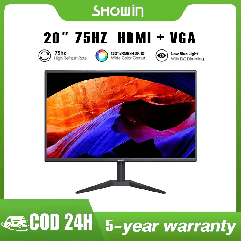 Jual showin monitor komputer 20"/22"/24"/27" inch LED monitor PC ...