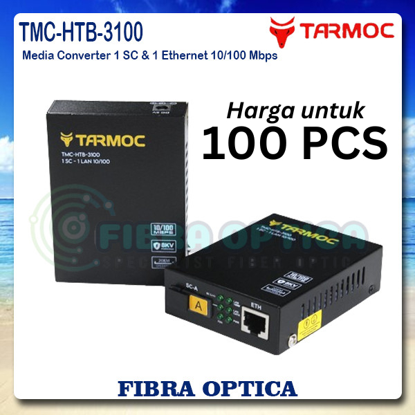 Jual Tarmoc TMC-HTB-3100 | Media Converter 1 FO 1 LAN | Netlink HTB3100 ...