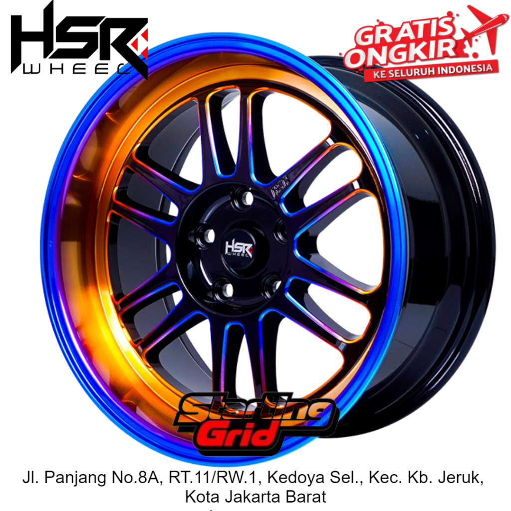 Jual Velg Mobil Racing Hsr Ring 17 Untuk Rush, Expander, Terios, Crv, Brv, Hrv, -Free Ongkir ...
