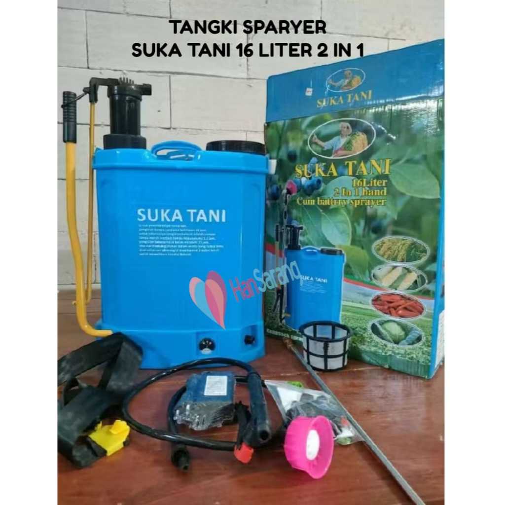 Jual Tangki Sprayer Elektrik SUKATANI 16 Liter 2 IN 1 dua fungsi manual ...
