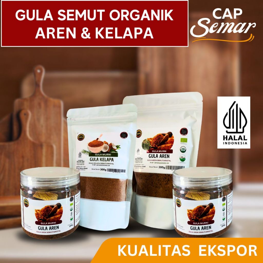 Jual Gula Aren & Kelapa Bubuk Asli Nira Murni Tanpa Campuran - Gula ...