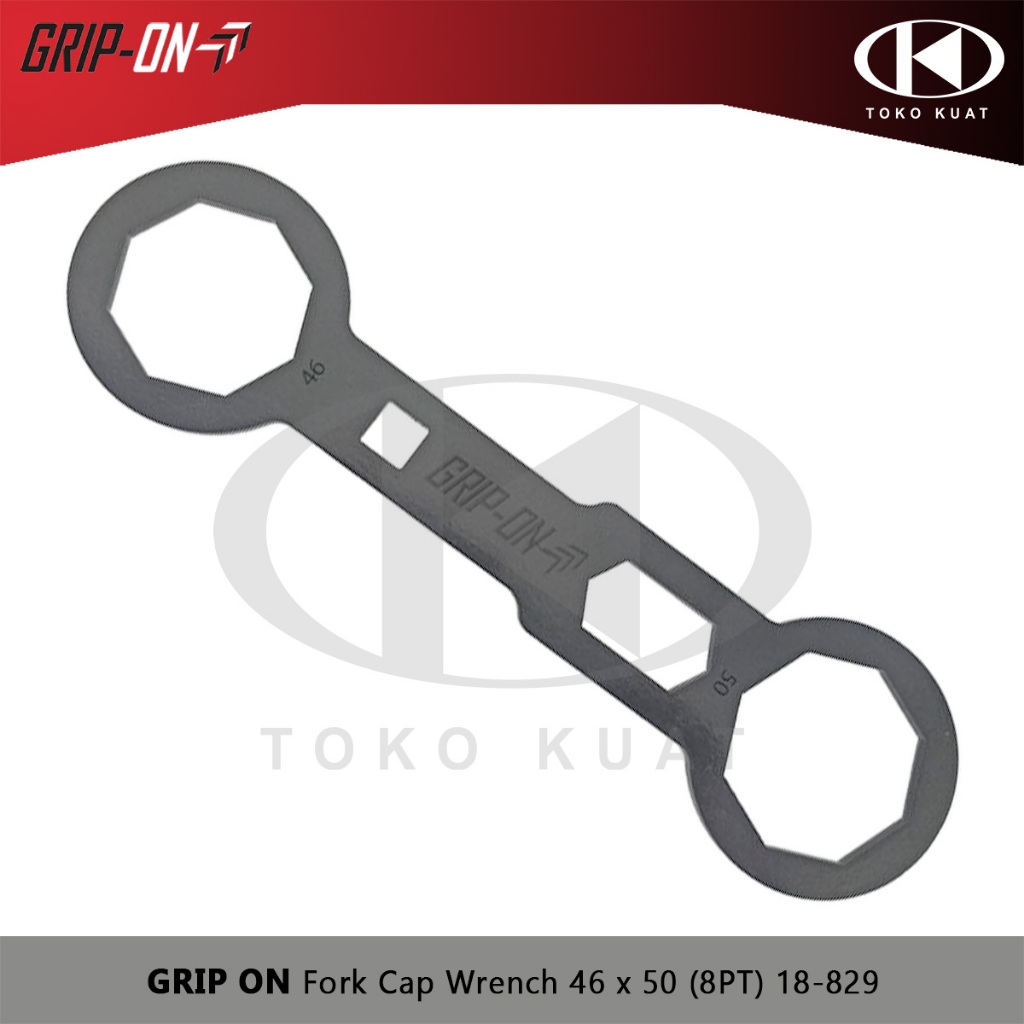 Jual Fork Cap Wrench 46 x 50 MM 8PT GRIP ON 18-829 Kunci Pembuka Fork ...