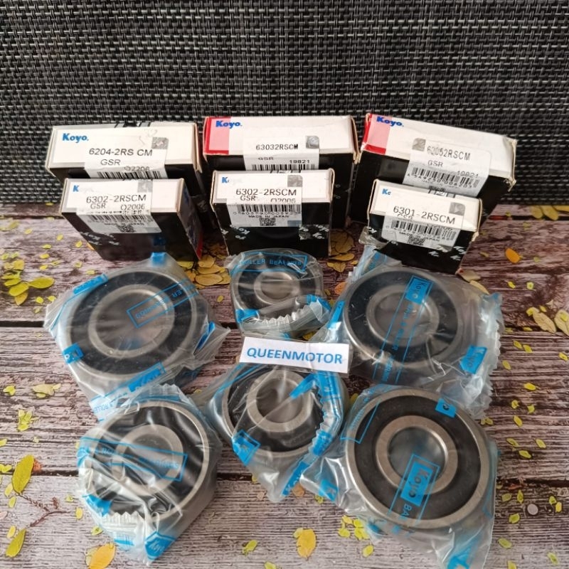 Jual BEARING SET RASIO NMAX OLD NMAX NEW AEROX 155 LEXI 125 6301 6302(2 ...