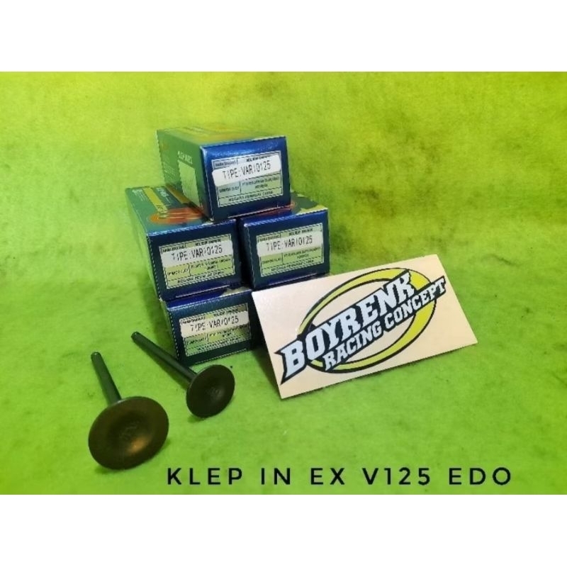 Jual PAYUNG KLEP/KLEP SET/VALVE IN EX VARIO 125 EDO BOYRENK RACING CONCEPT | Shopee Indonesia