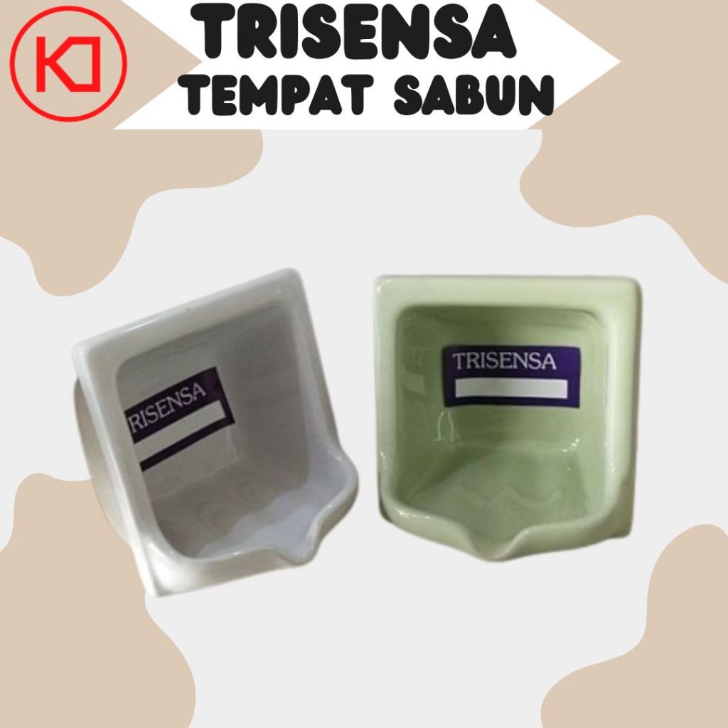Jual Tempat Sabun Mini Keramik Trisensa (WARNA RANDOM) | Shopee Indonesia