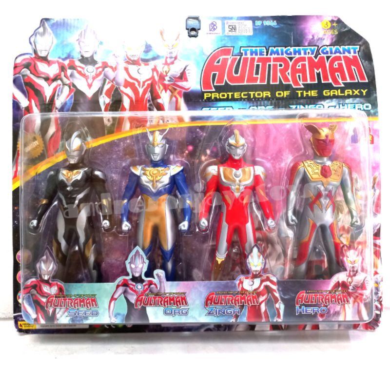 Jual Mainan Ultraman The Mighty Giant isi 4 pcs no BP 9566 | Shopee ...