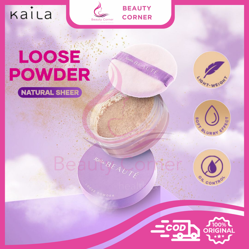 Jual Kaila Beaute Glow Come True Loose Powder - 15gr | Shopee Indonesia
