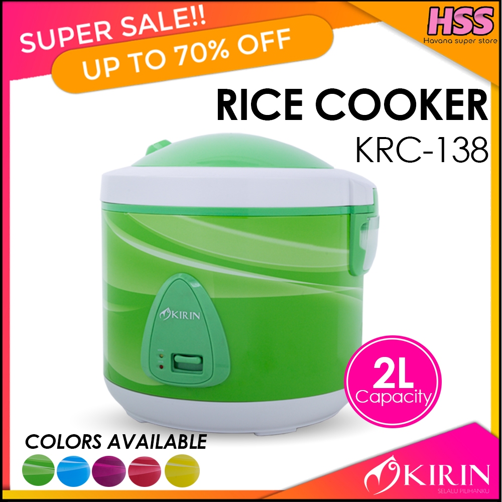 Jual RICE COOKER KIRIN KRC 138 Rice Cooker /Magic Com 3 in1 isi 2 Liter | Shopee Indonesia