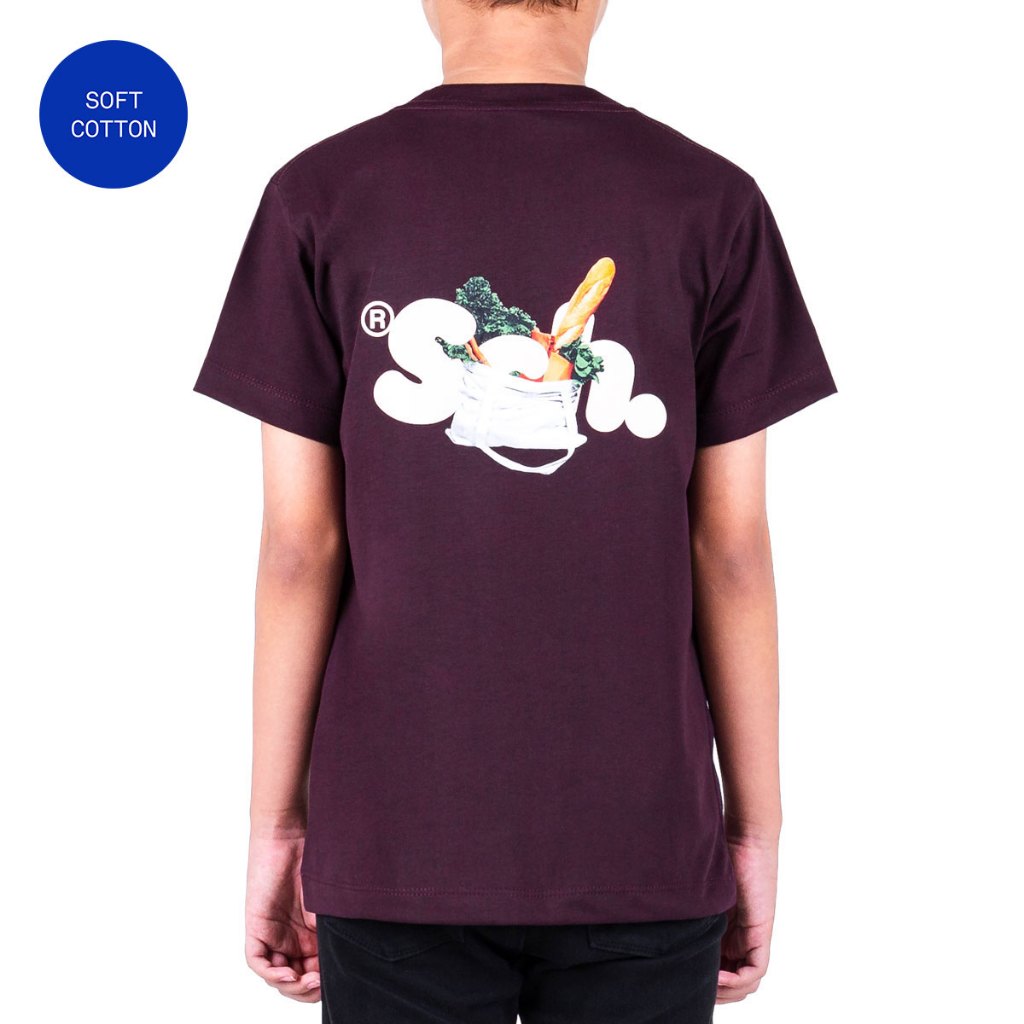 Jual GROCERIES SS KD DARK MAROON (KIDS) | Shopee Indonesia
