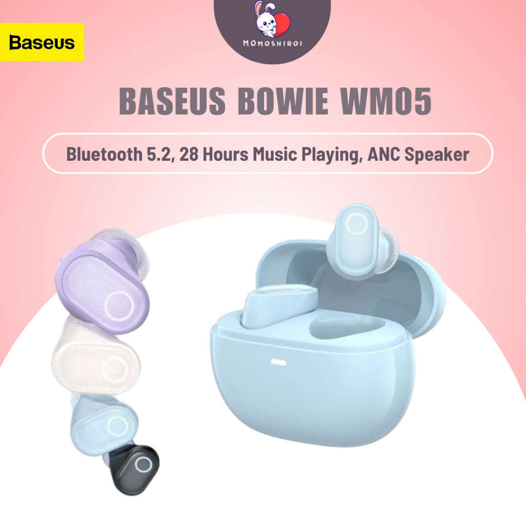 Jual Baseus Bowie WM05 True Wireless Bluetooth Earphone Earbuds TWS ANC ...