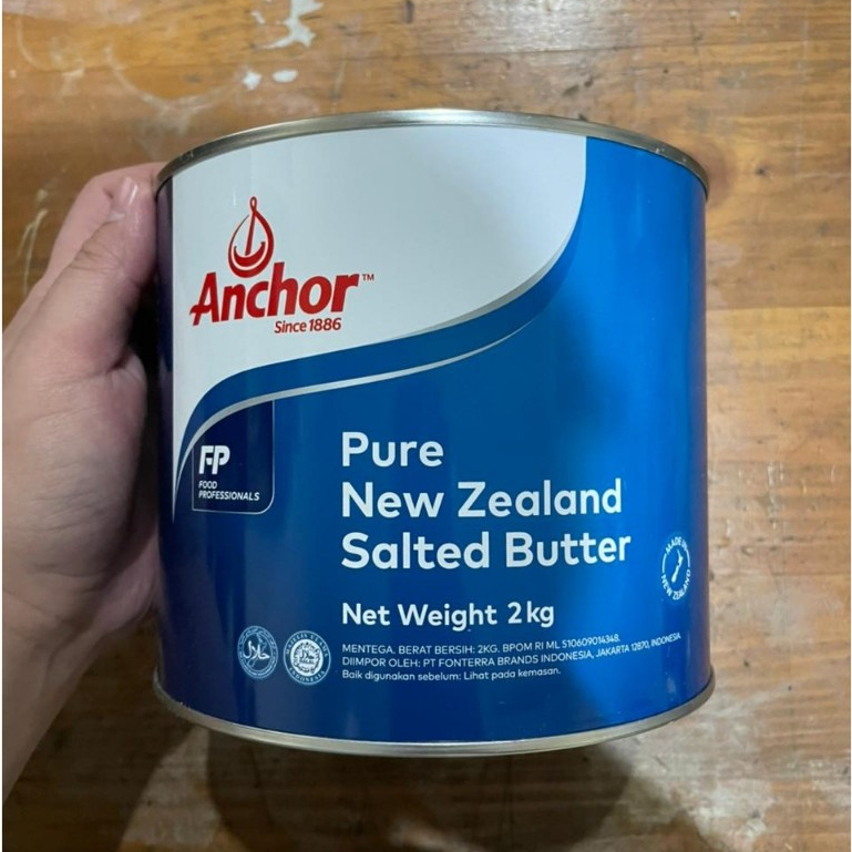 Jual Anchor Pure Salted Butter (2 Kg) | Shopee Indonesia