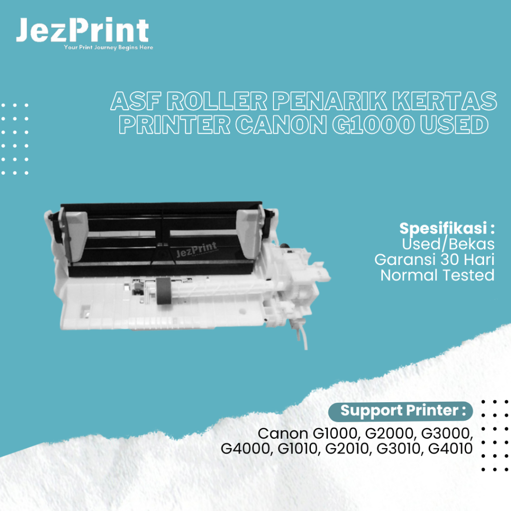 Jual ASF Roller Penarik Kertas Printer Canon Used G1010, G2010, G3010 ...