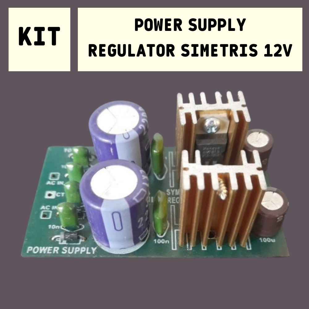 Jual Kit Power Supply Regulator Simetris 12V DC | Shopee Indonesia