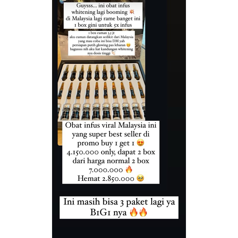 Jual infus viral malaysia | Shopee Indonesia