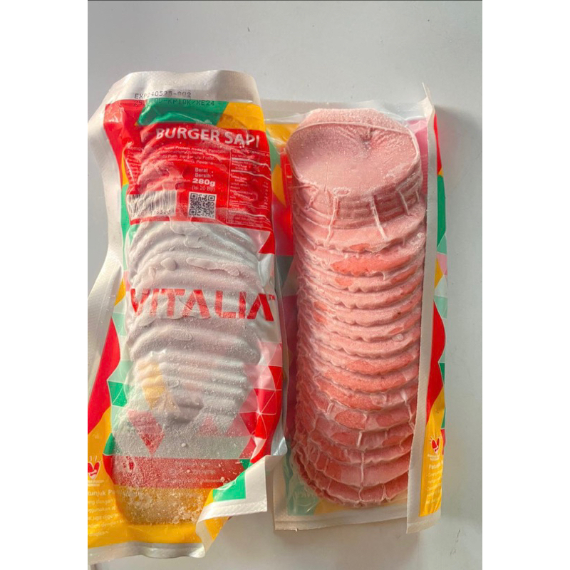 Jual BEEF VITALIA ISIAN BURGER ISI 20pcs | Shopee Indonesia