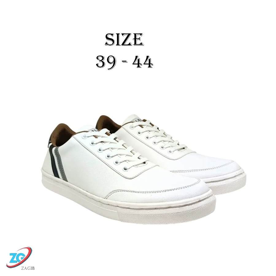 Jual Sepatu Pria Wanita White Italian Elegan Sneaker Casual Sport ...